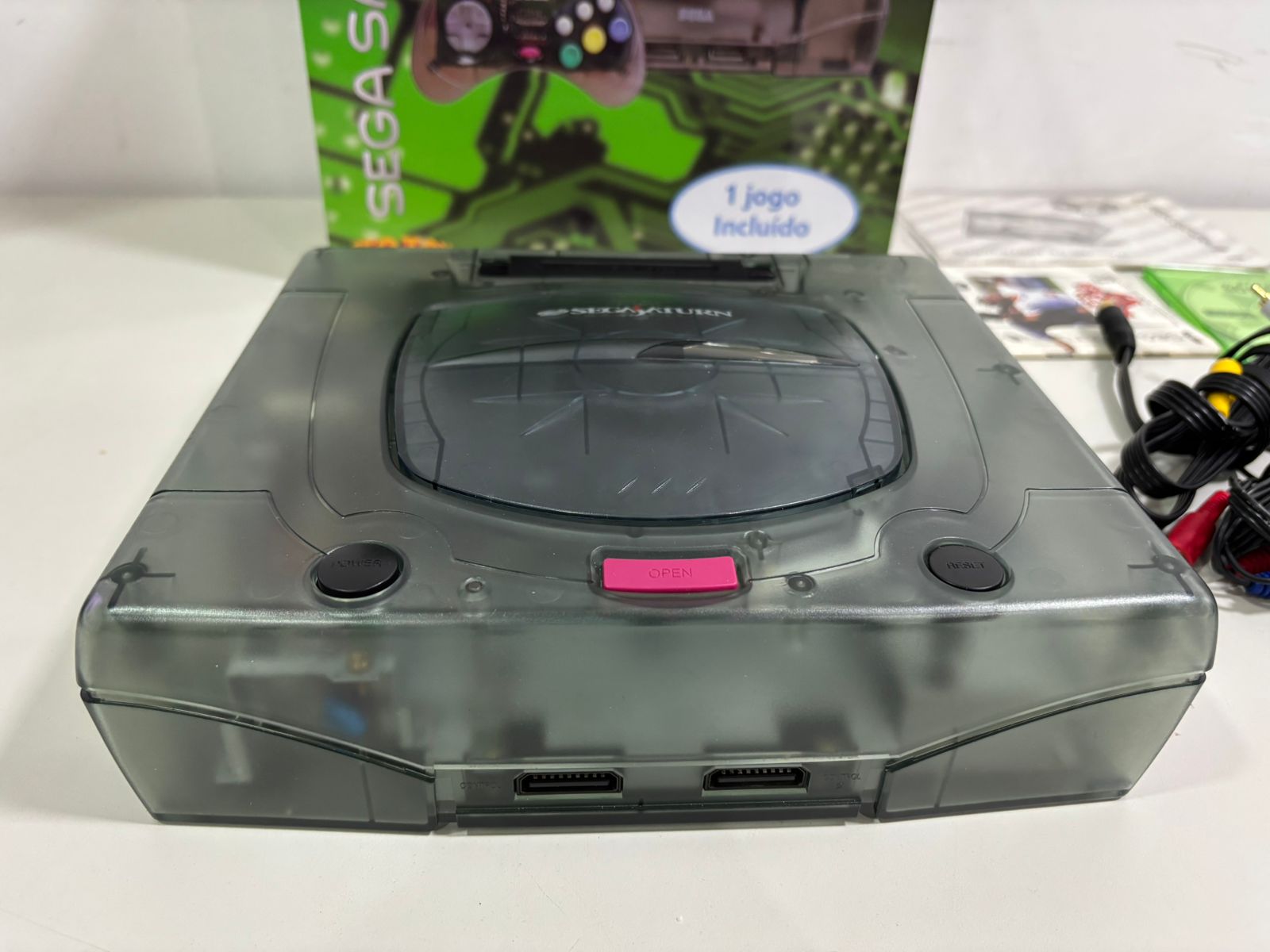 Console Sega Saturn Skeleton Caixa MDF - Sega Saturno - www.maicongames ...
