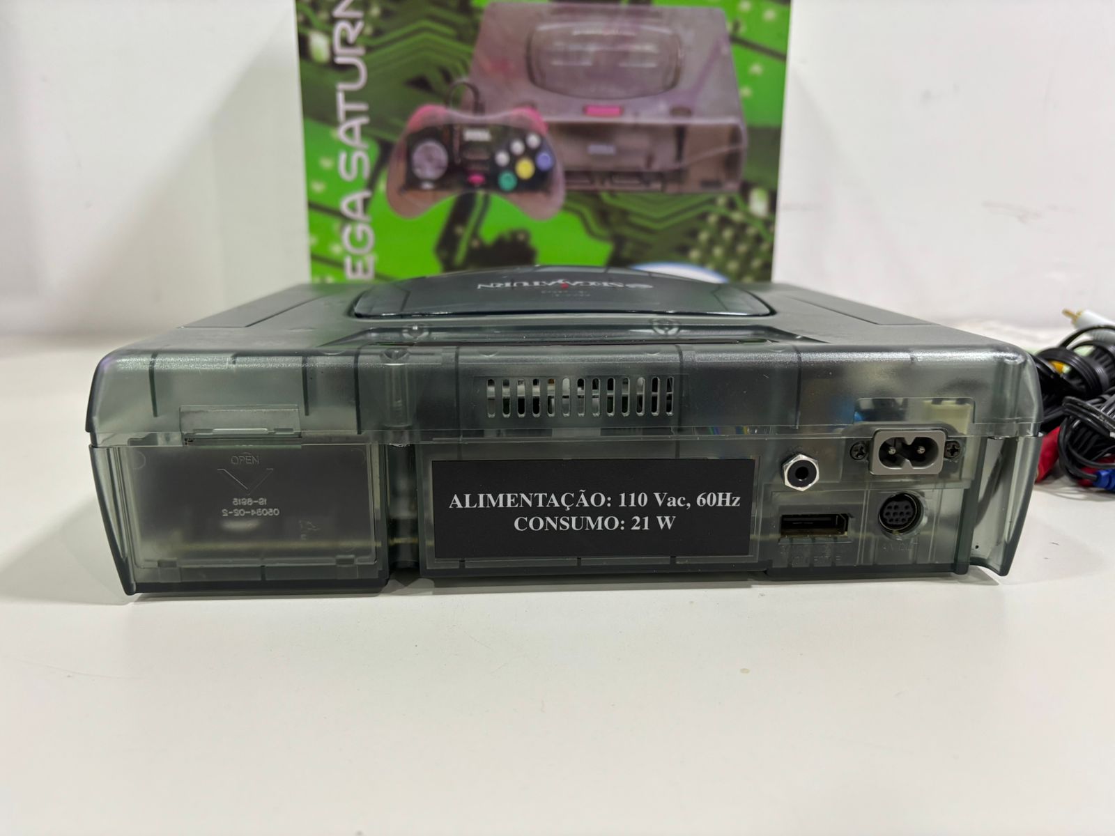 Console Sega Saturn Skeleton Caixa MDF - Sega Saturno - www.maicongames ...
