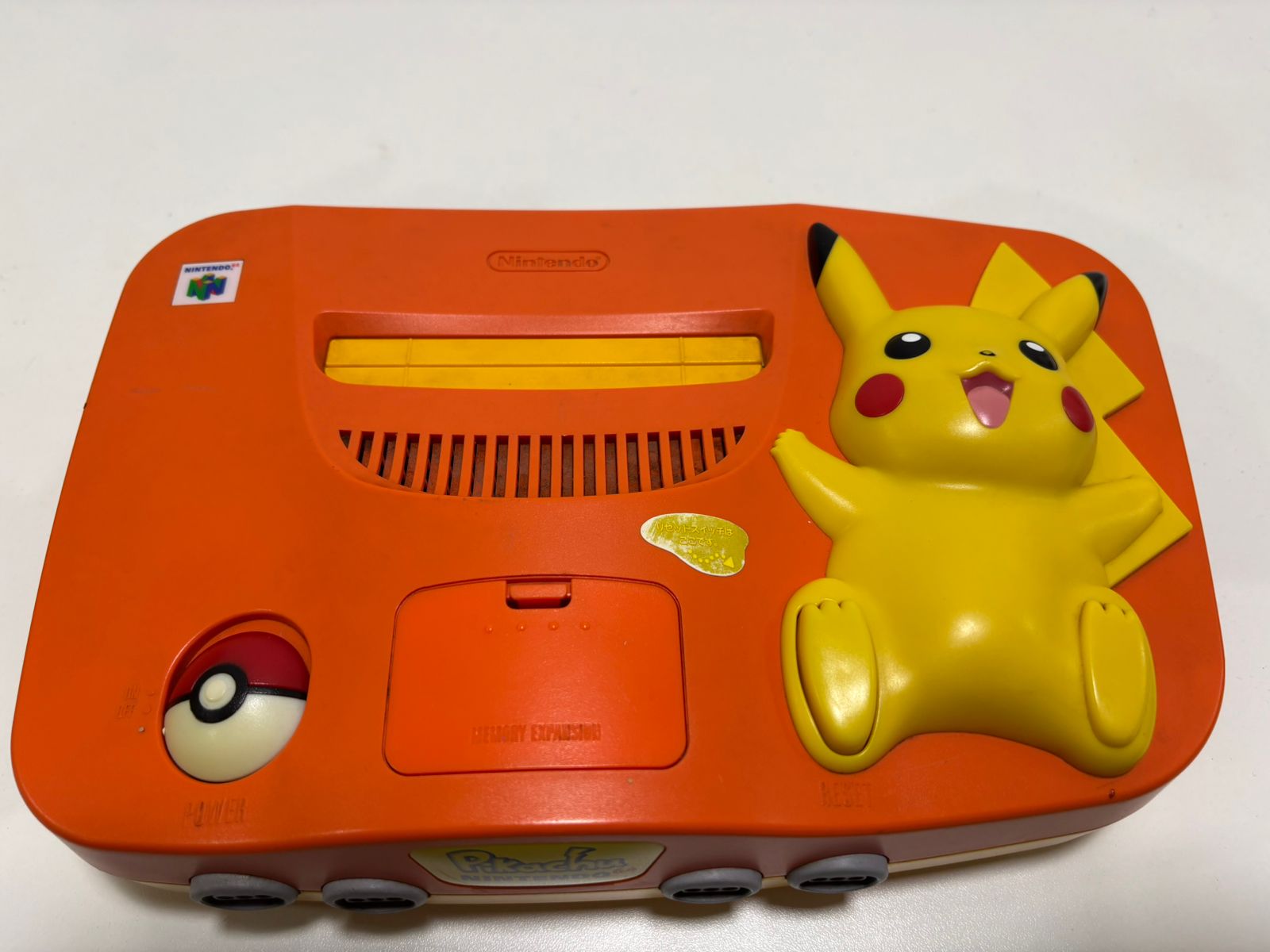 Console Nintendo 64 Pokemon Pikachu Laranja- Nintendo 64 Pikachu Loose ...