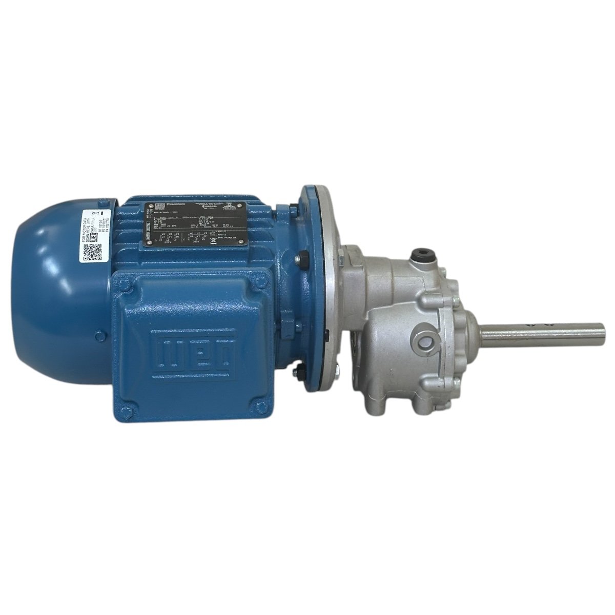 MOTORREDUTOR COMEDOURO AUTOMATICO 1CV WEG GA56 1:4.5 MONO C80 B5 ...