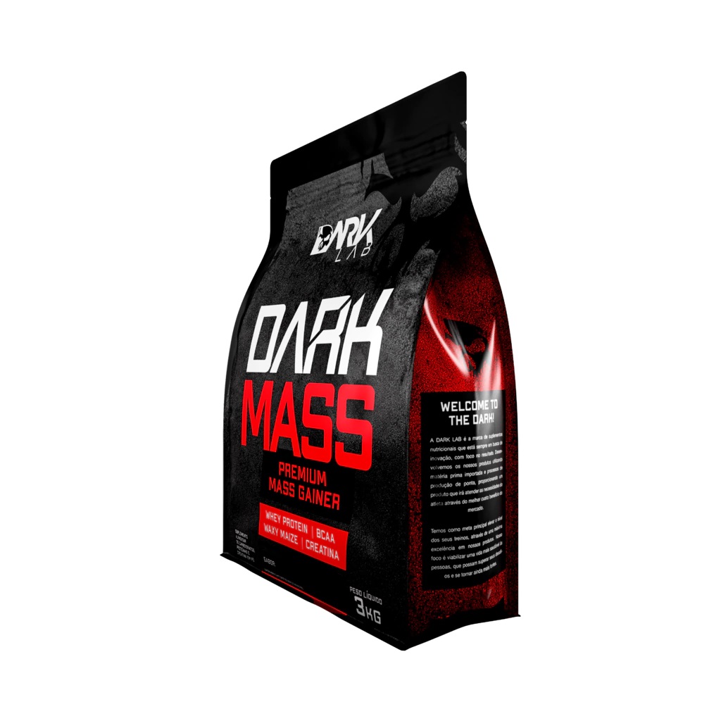 Hipercalórico Dark Mass 3Kg - Ganho de Massa Rápido – Suplemento Nutri ...