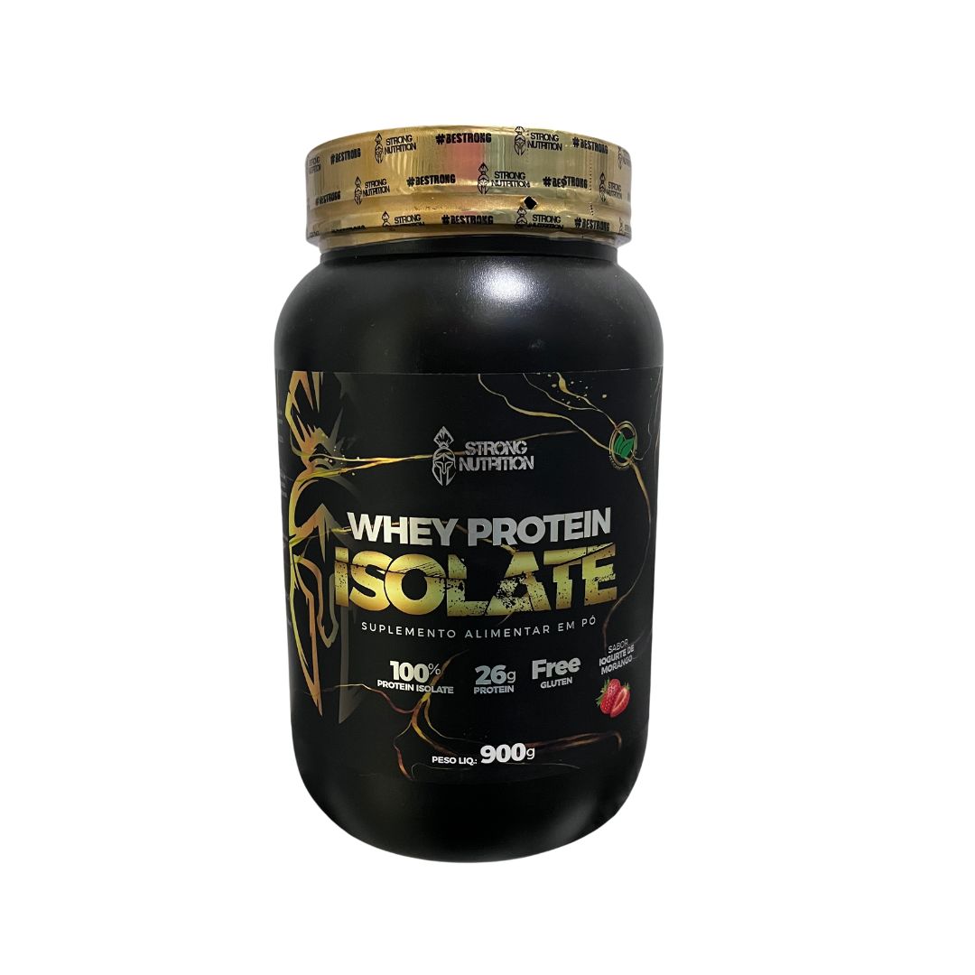 Whey Protein Isolate - Strong Nutrition - 900g - RR Suplementos Alimentar