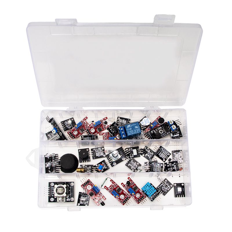 Kit Com 37 Módulos E Sensores Para Arduino Baú Da Eletrônica Baú Da Eletrônica Componentes