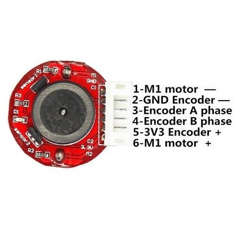 Motor DC 6V com Encoder 100 RPM | Baú da Eletrônica - Baú da Eletrônica ...