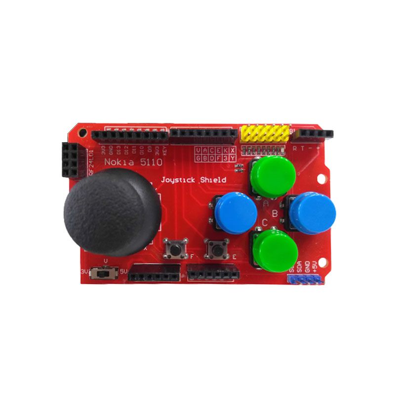 Joystick Shield Para Arduino | Baú da Eletrônica - Baú da Eletrônica ...