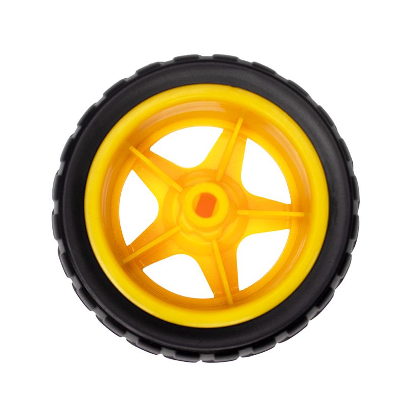 Kit motor DC + roda para Robô | Baú da Eletrônica - Baú da Eletrônica ...