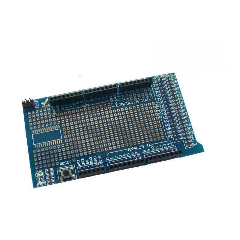 Proto Shield com Mini Protoboard para Arduino Mega | Baú da Eletrônica ...