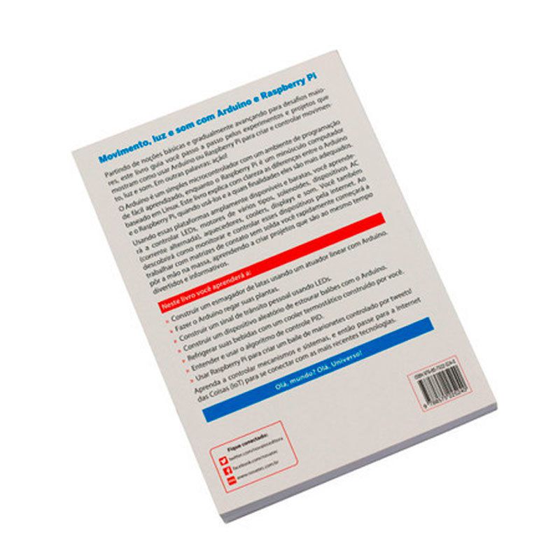 Livro com Arduino e Raspberry Pi | Baú da Eletrônica - Baú da ...