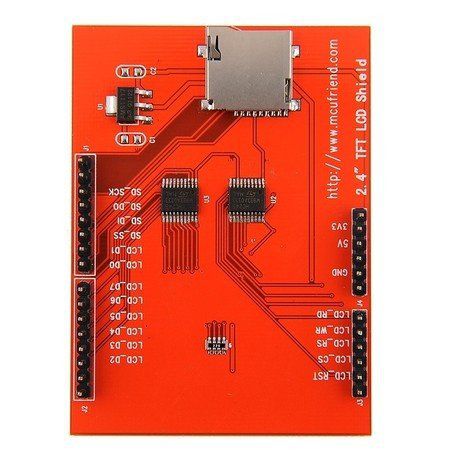 LCD TFT 2.4" Touchscreen Shield para Arduino | Baú da Eletrônica - Baú ...