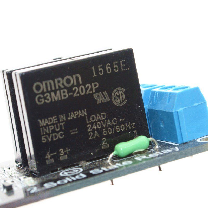 Módulo Relé De Estado Sólido Ssr 5v 2 Canais Baú Da Eletrônica Baú Da Eletrônica