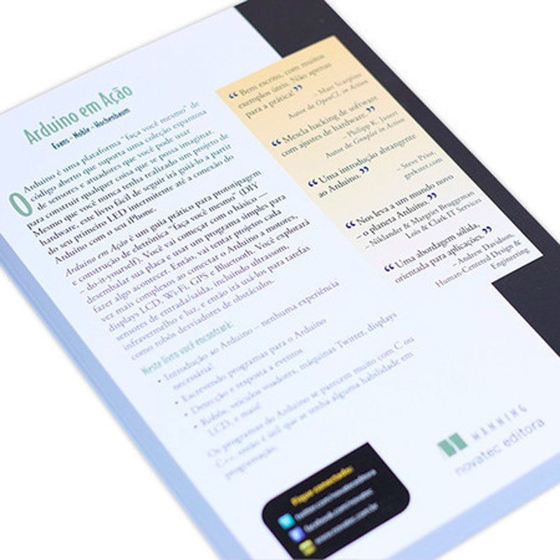 Livro Arduino Em Ação Baú Da Eletrônica Baú Da Eletrônica Componentes Eletrônicos