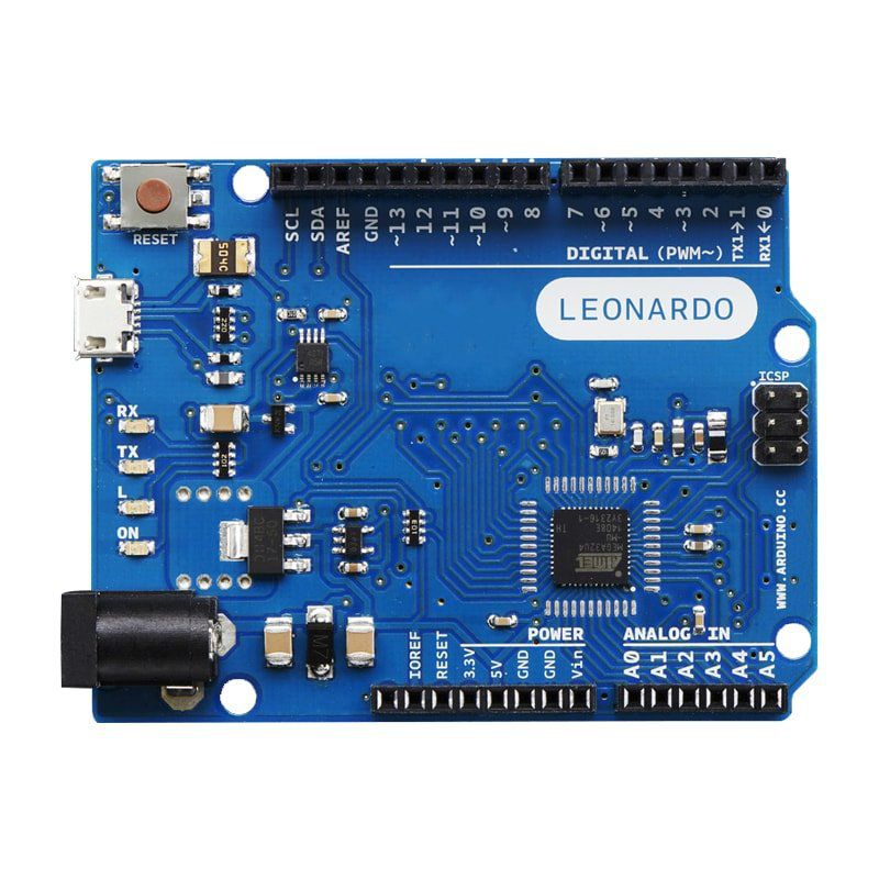 Arduino Leonardo R3 - Baú da Eletrônica - Componentes Eletrônicos