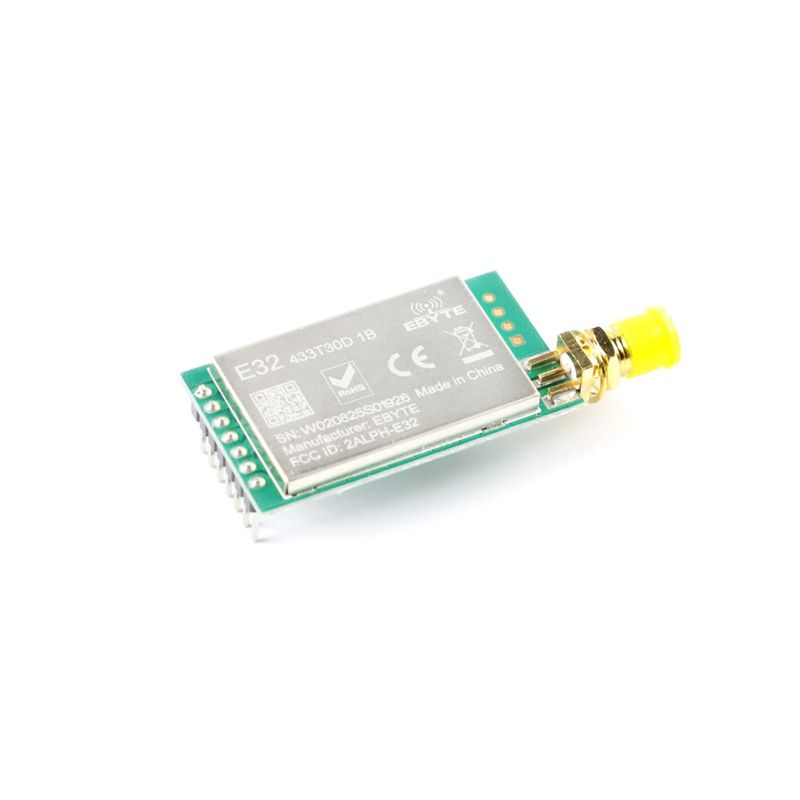 Módulo Rf Wireless Lora 433mhz E32 433t 30d Ttl 1w Baú Da Eletrônica Baú Da Eletrônica
