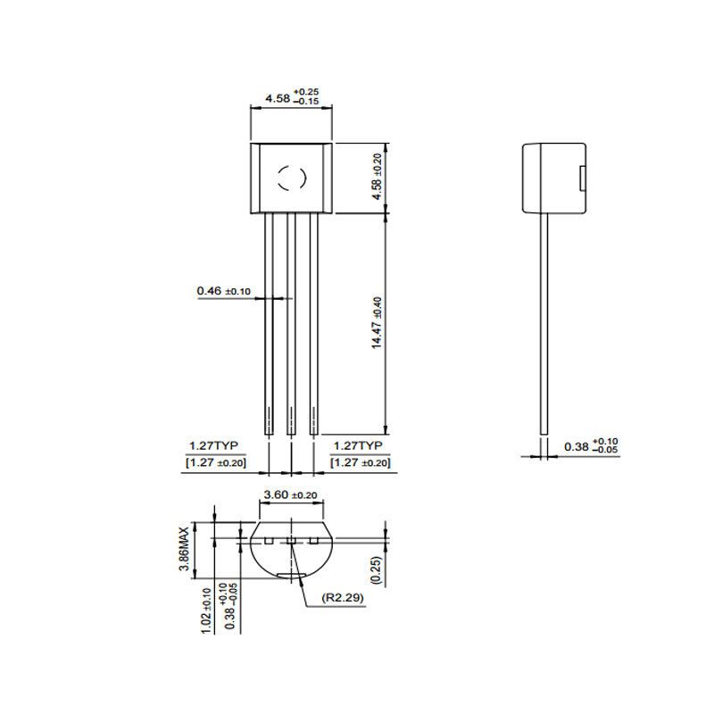 Transistor NPN BC549 - Baú da Eletrônica - Componentes Eletrônicos