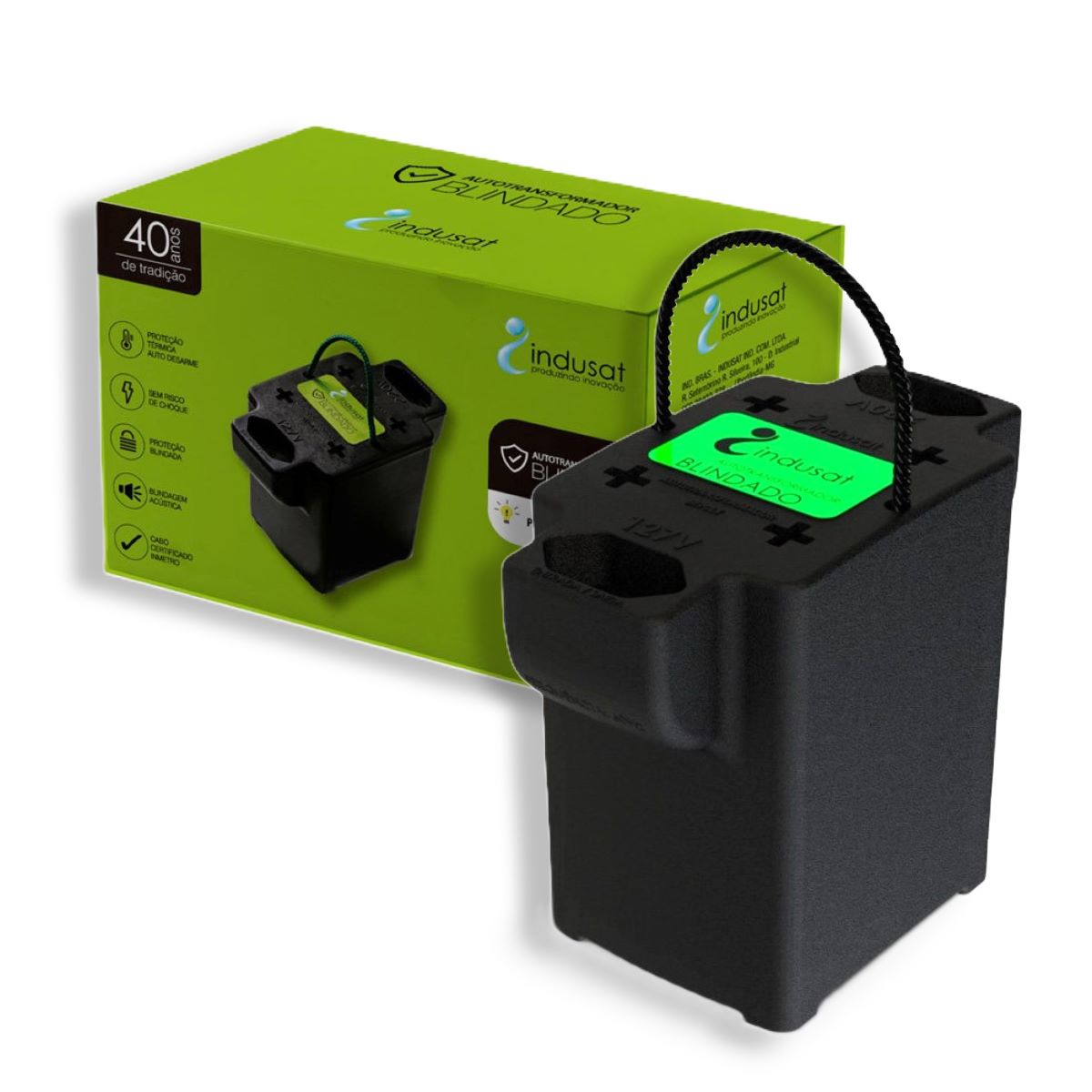 Autotransformador Blindado Tripolar Indusat De 5000va 2800w - LUP PLACE