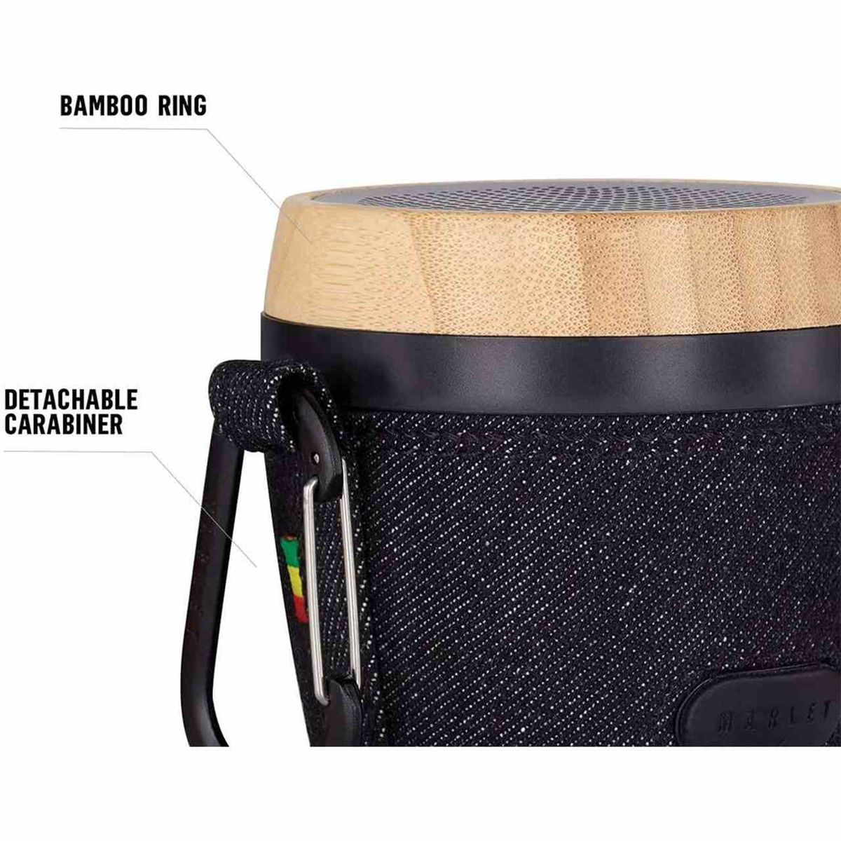 Caixa de Som Portátil House Of Marley Chant Mini Bluetooth - 3W Preto ...