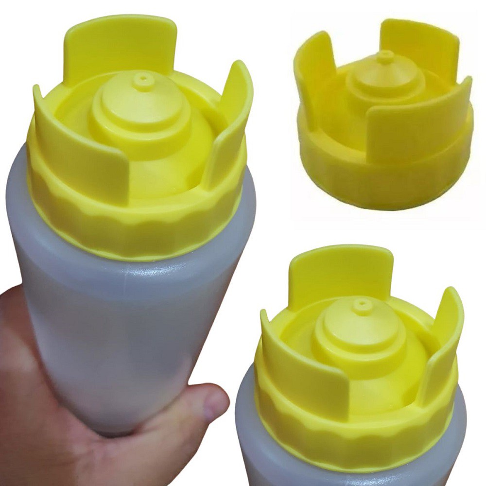 Bico Amarelo para Óleo Azeite Bisnaga FIFO Innovations - Bisnaga FIFO ...