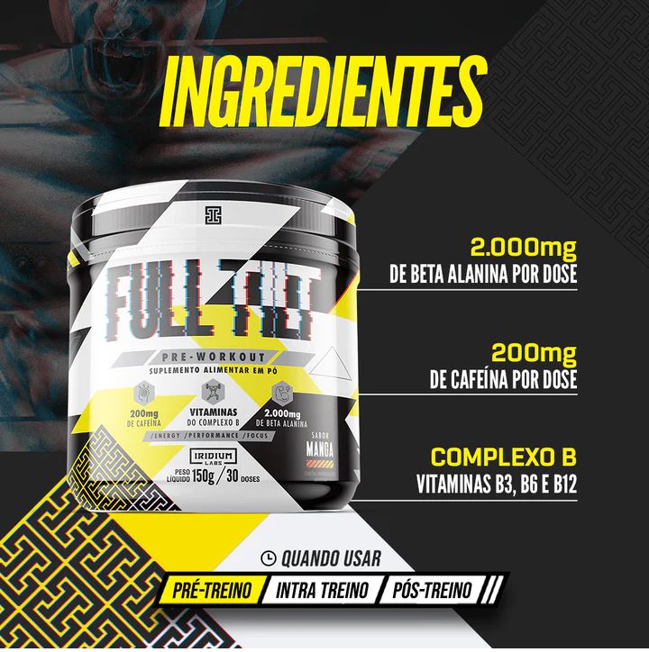 Pré-Workout Full Tilt 150g - Iridium Labs - Expert Suplementos São Luís ...