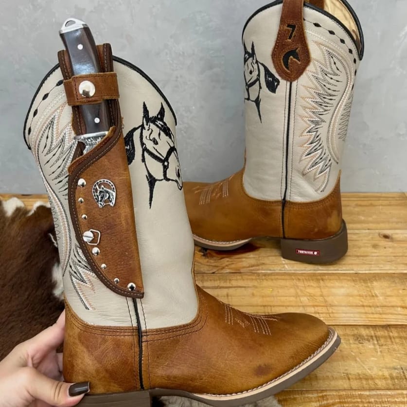 Bota Texana Cavalo Bainha Faca - Botas Texanas - Ofertas em Loja de ...