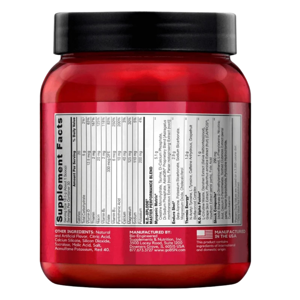 Pré Treino NO Xplode 30 Doses BSN - Suplelive