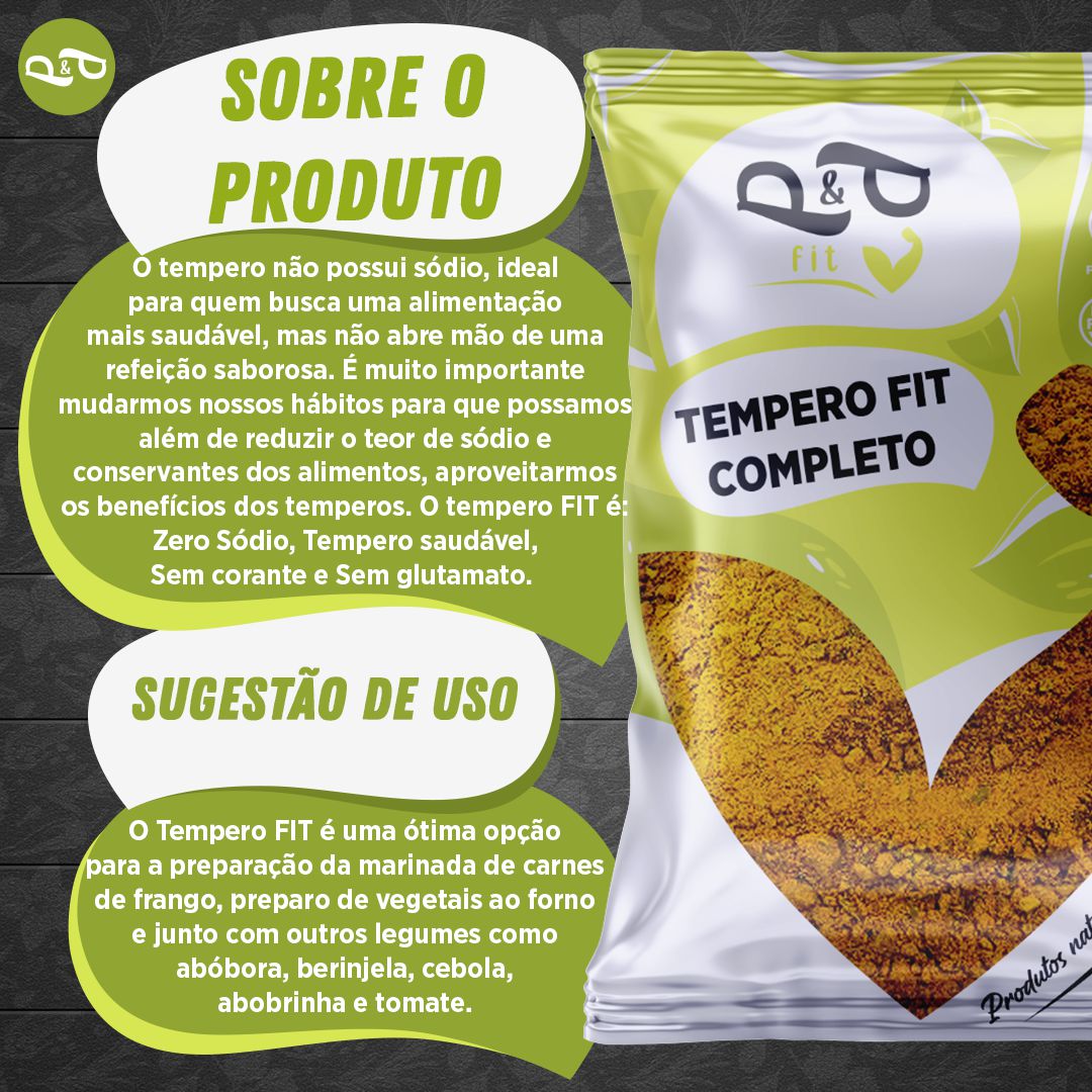 Tempero Fit Completo - P&P - P&P Fit - A sua loja de Produtos Naturais ...