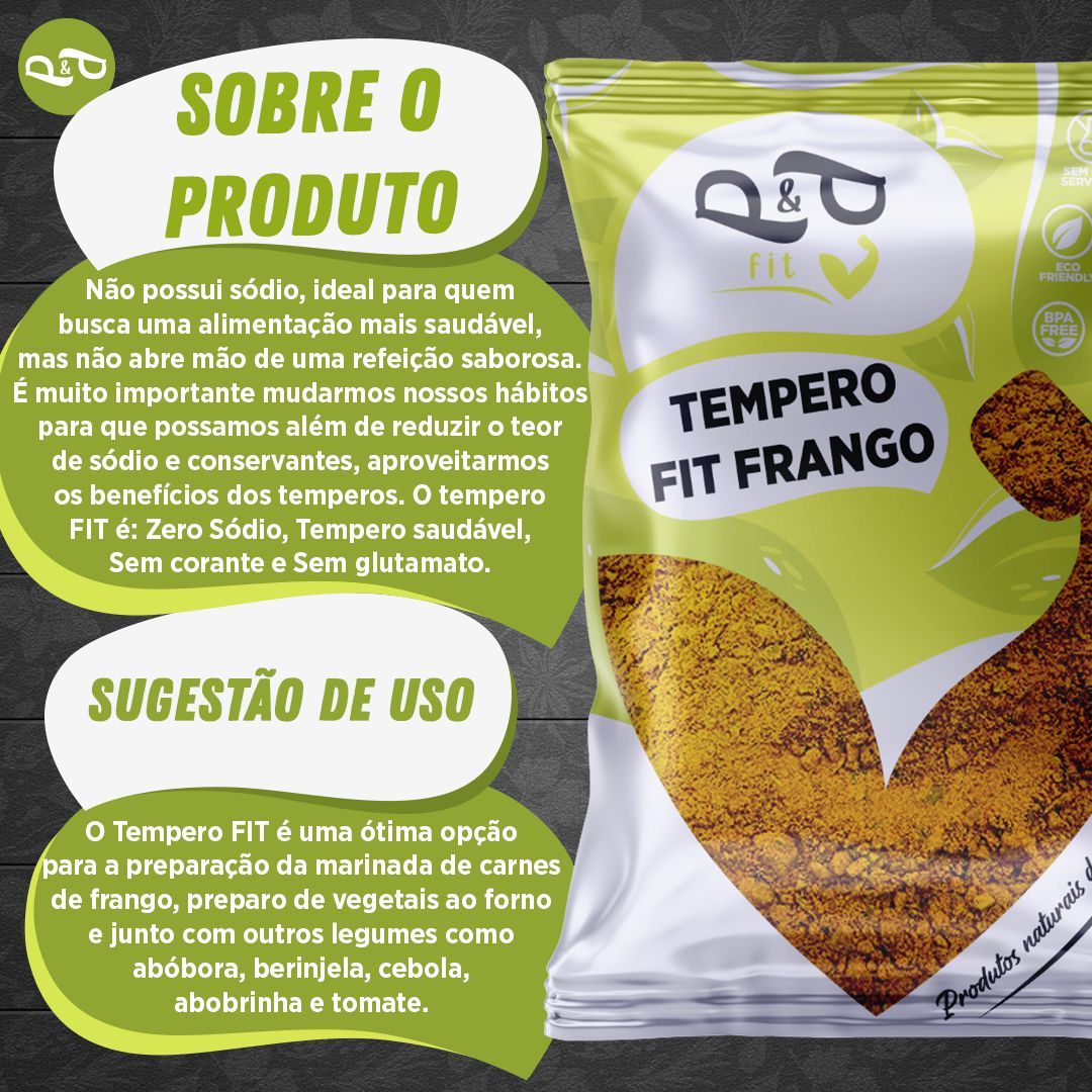 Tempero Fit Frango - P&P - P&P Fit - A sua loja de Produtos Naturais ...