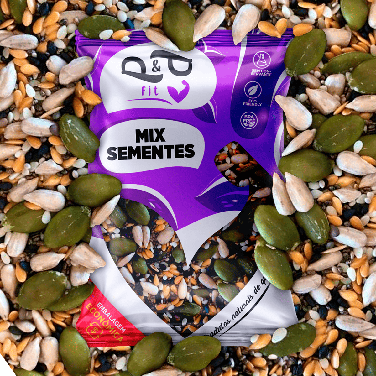 Mix Saúde Sementes Premium 1Kg - P&P - P&P Fit - A sua loja de Produtos ...
