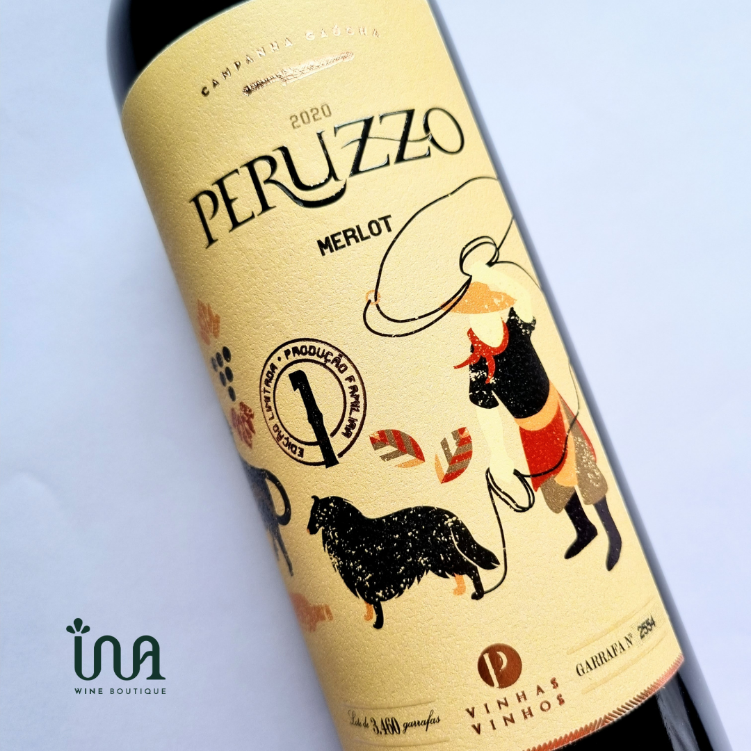 Vinho Tinto Merlot 2020 Peruzzo - Ina Wine | Boutique de vinhos Brasileiros