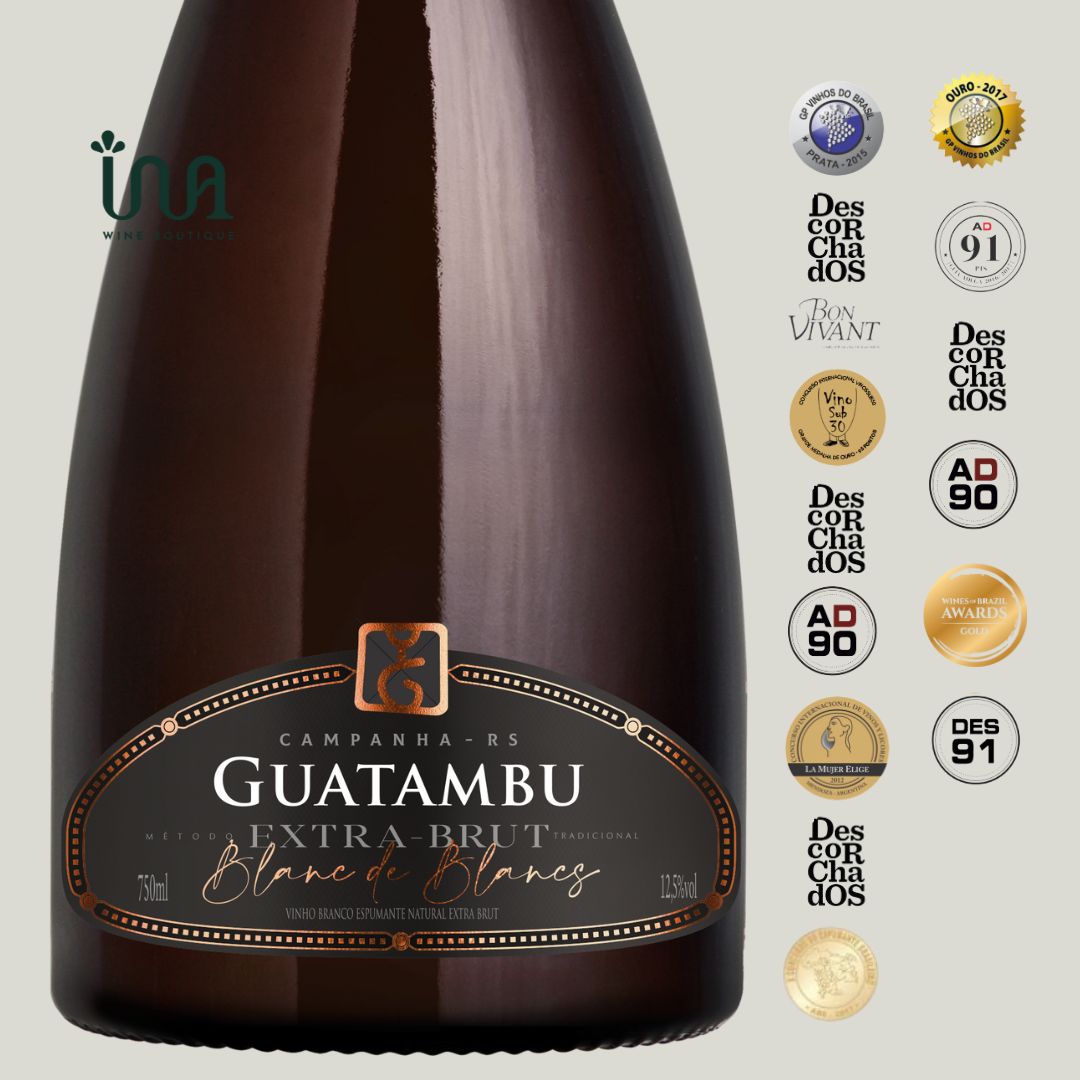 Espumante Extra Brut Blanc de Blanc 2022 Guatambu - Ina Wine | Boutique ...