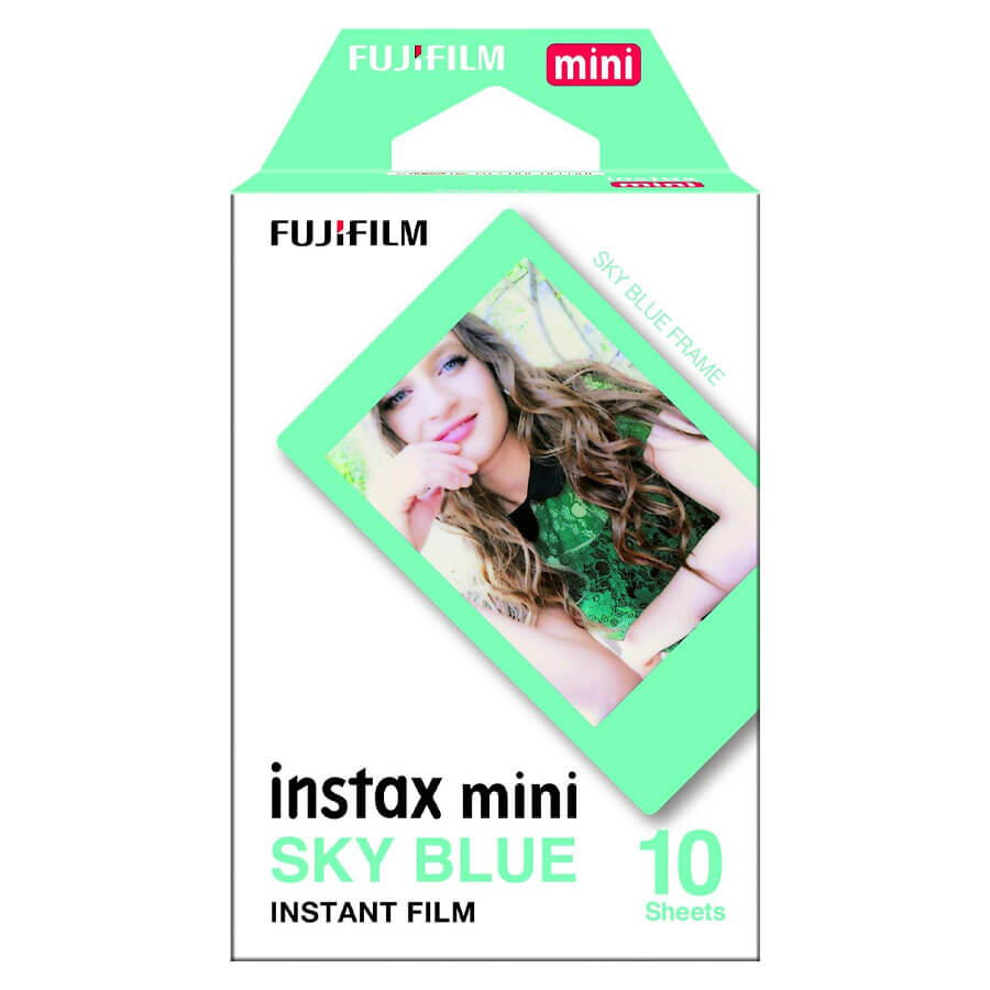 Fujifilm Filme Instax Mini Sky Blue com 10 Fotos - Nivídeo