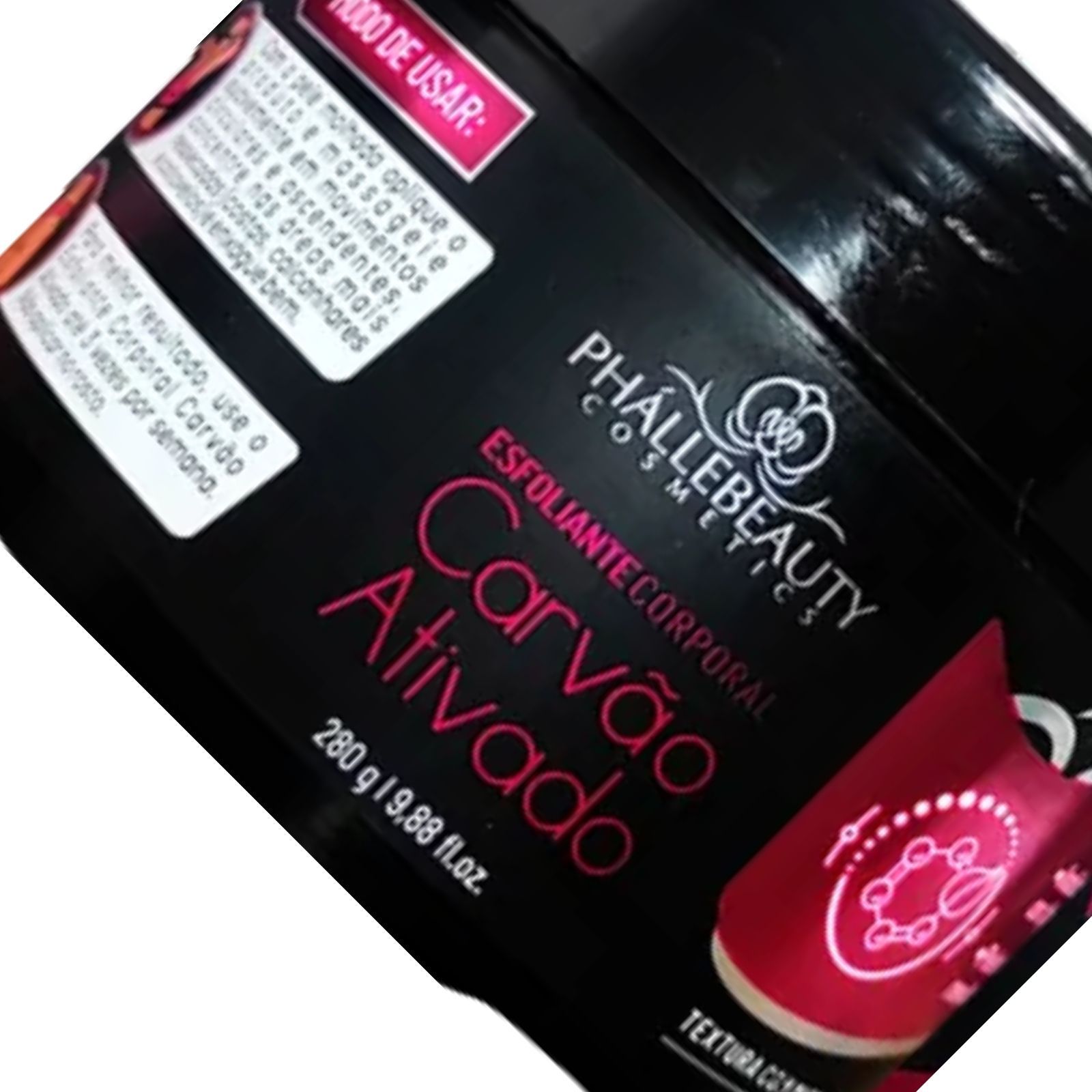 Esfoliante Hidratante Corporal Carvão Ativado Phállebeauty 280g - Saggior Maquiagens, Jóias e ...