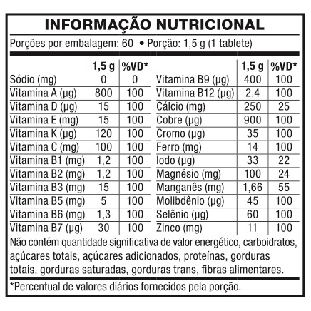 MEGA MULTI VITAMIN - 60 TABLETS - Stranger Labs