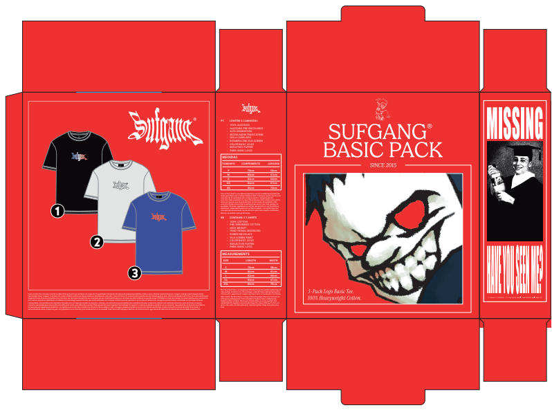 SUFGANG BASIC PACK 5.4 COM 3 CAMISETAS - Seyer Company