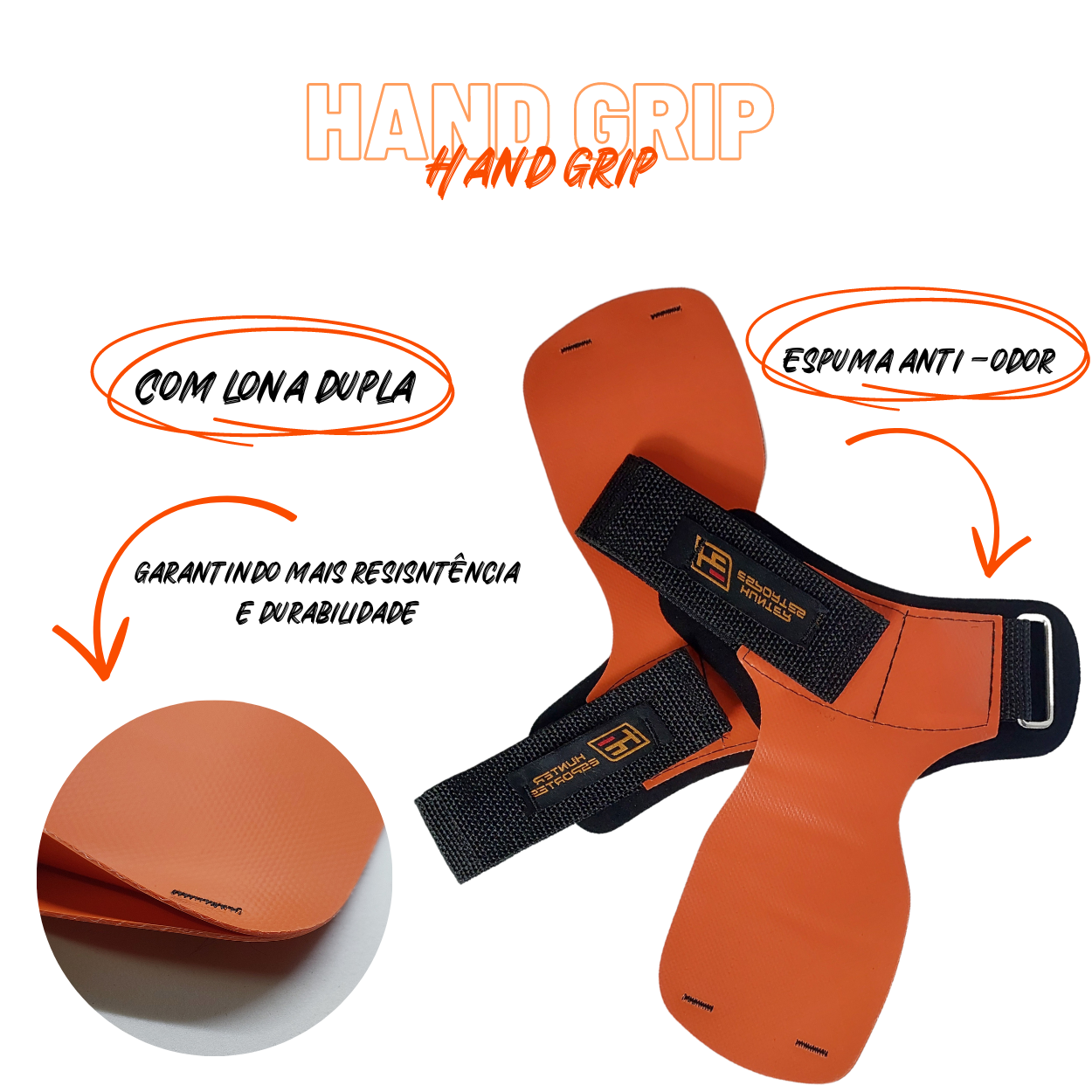 Hand Grip Para Cross Pull Up Lpo Competition Pronta Entrega - Hunter ...
