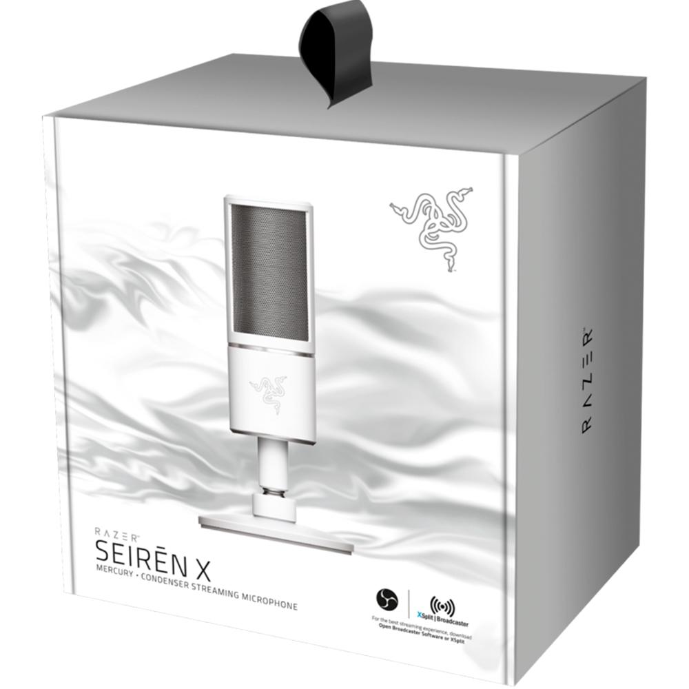 Microfone Razer Seiren X, USB, Mercury White | 2Plays - 2Plays - As ...