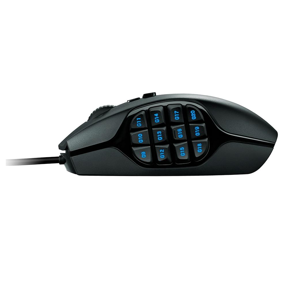 Mouse Gamer Logitech MMO G600 com RGB LIGHTSYNC, 20 Botões Programáveis ...