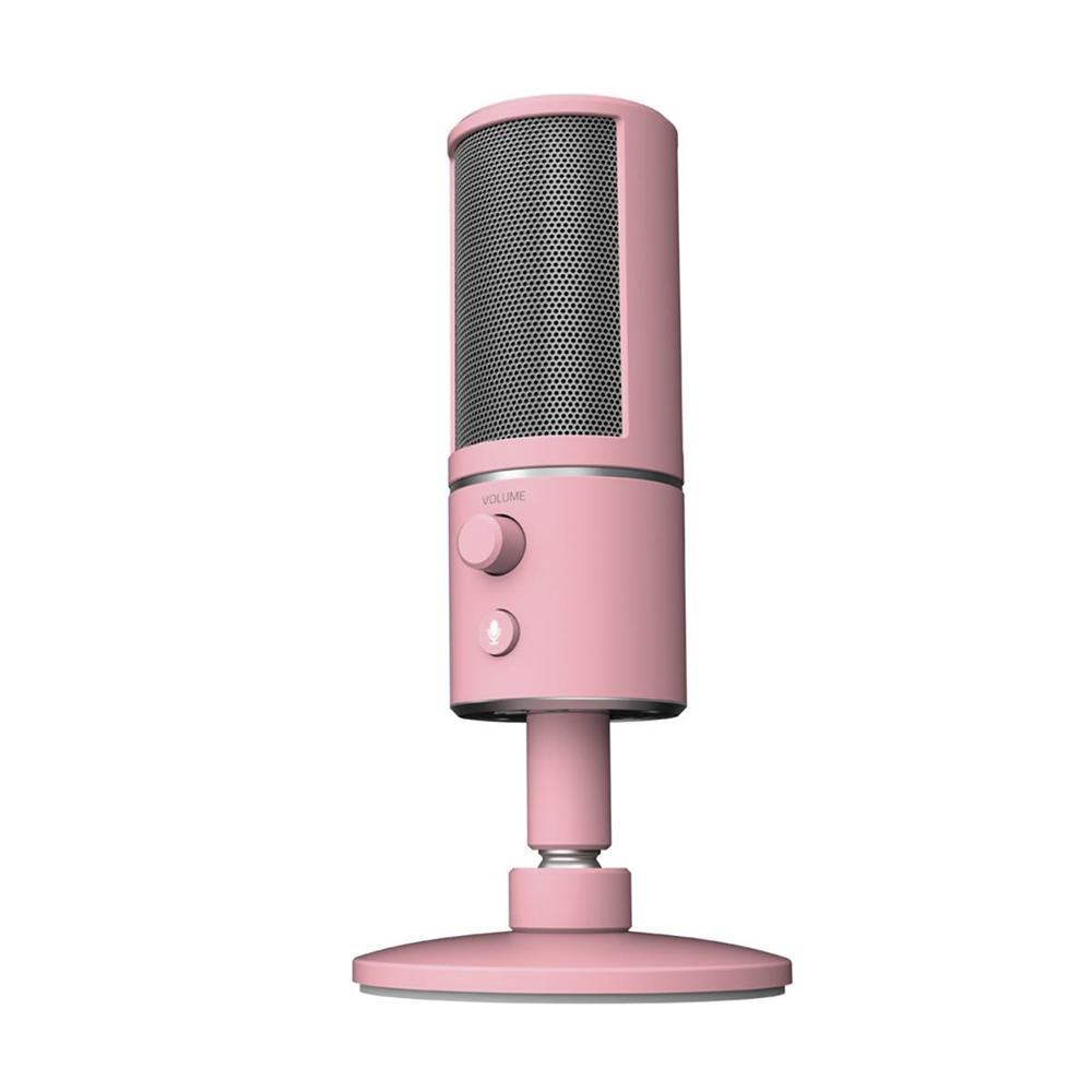 Microfone Razer Seiren X, USB, Quartz Pink - 2Plays - Melhores ofertas ...