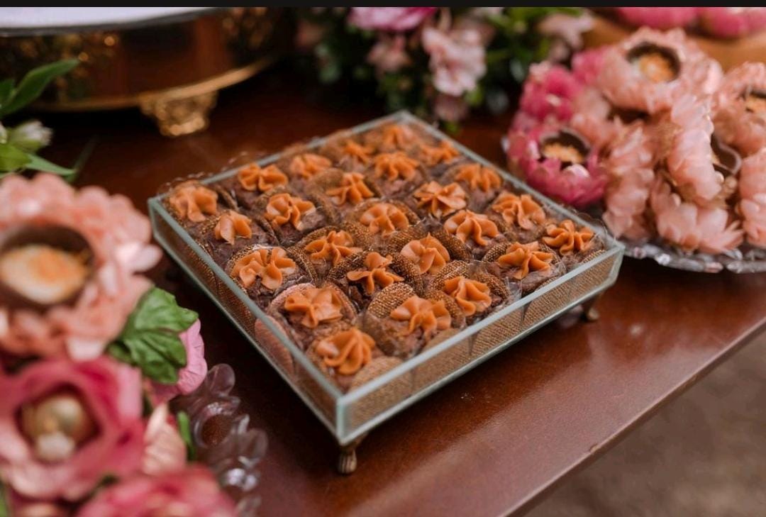 Forminhas quadrada; forminha quadrada tela escócia - D'Paula Doce ...