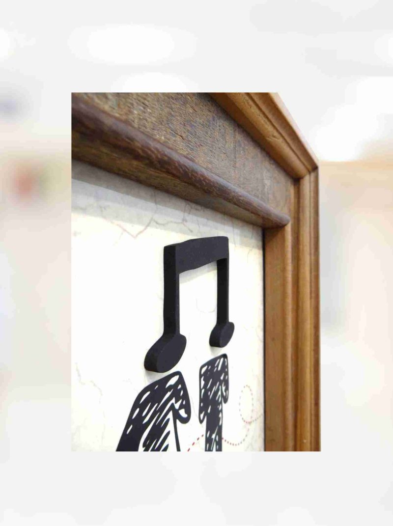 Quadro Nota Musical - soquadro