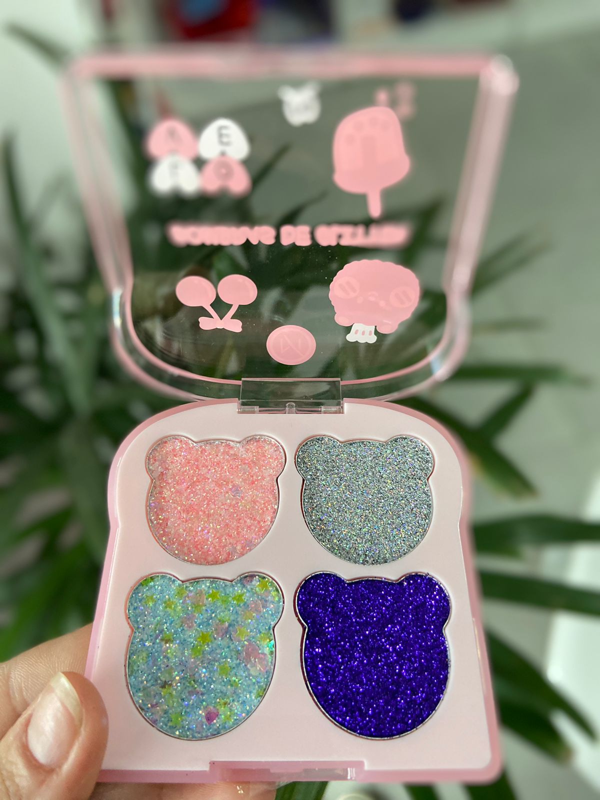 Paleta de Sombras de Glitter Infantil - Maquiare