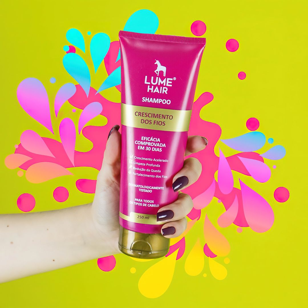 Shampoo Lume Hair 250ml - Eficácia Comprovada - Lume Hair Oficial