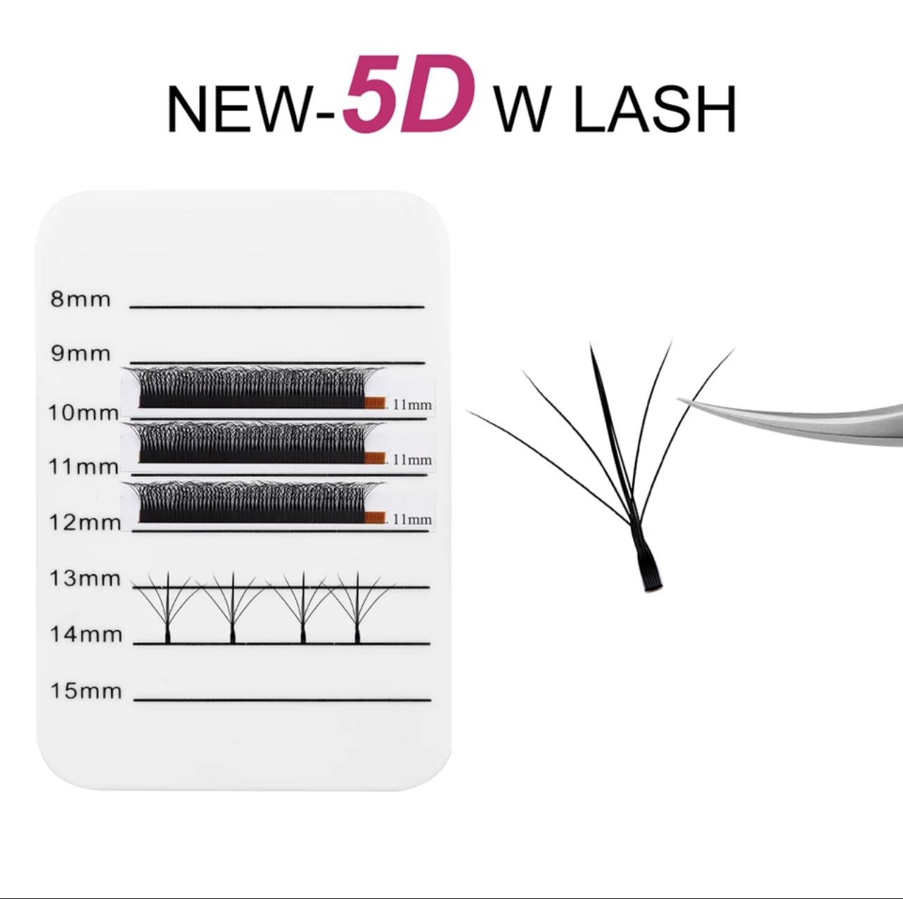 Cílios Fadvan W 5D 7 Fios Mix - Atacado das Lashes | Produtos para ...