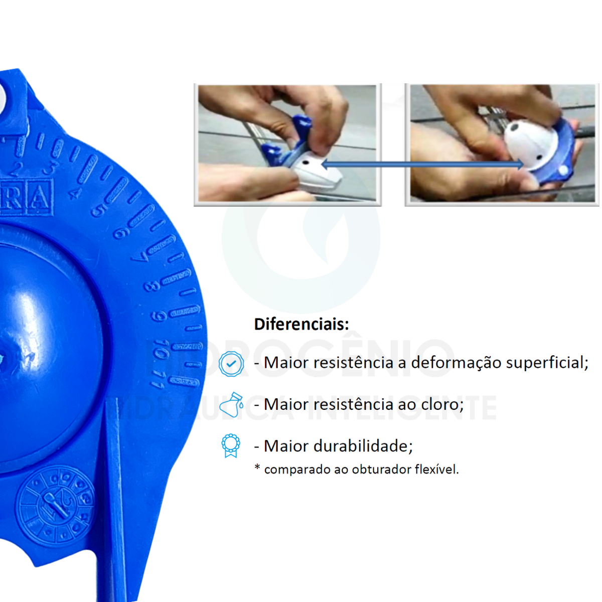 Obturador Reparo Caixa Acoplada Com Regulagem De Vazão kSOU/AS - Astra - Hidrogênio Hidráulica ...