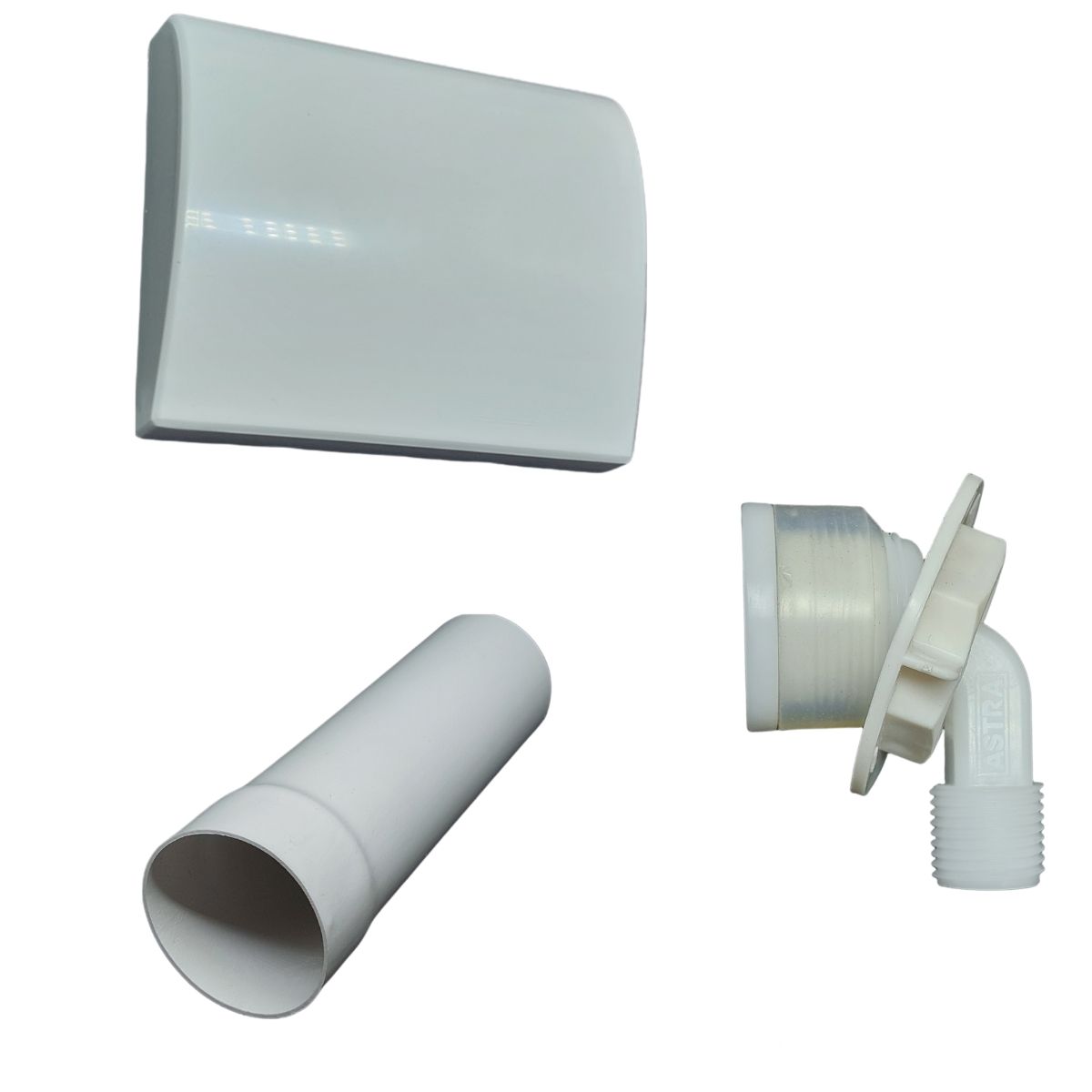 Conversor de Válvula de Descarga para Caixa Baixa com Acabamento Branco Astra - Hidrogênio ...