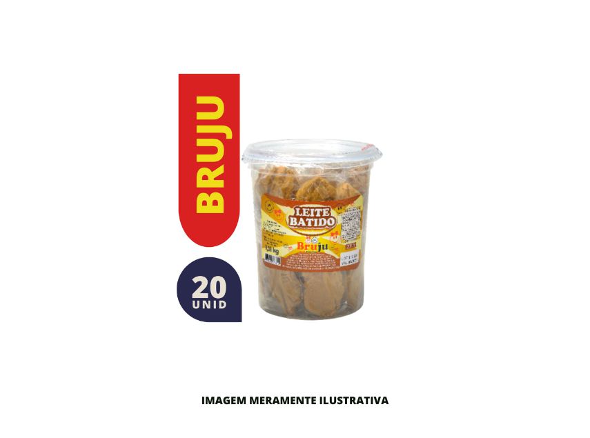 DOCE DE LEITE BATIDO BRUJU 1X20X50G - Roberto Distribuidora
