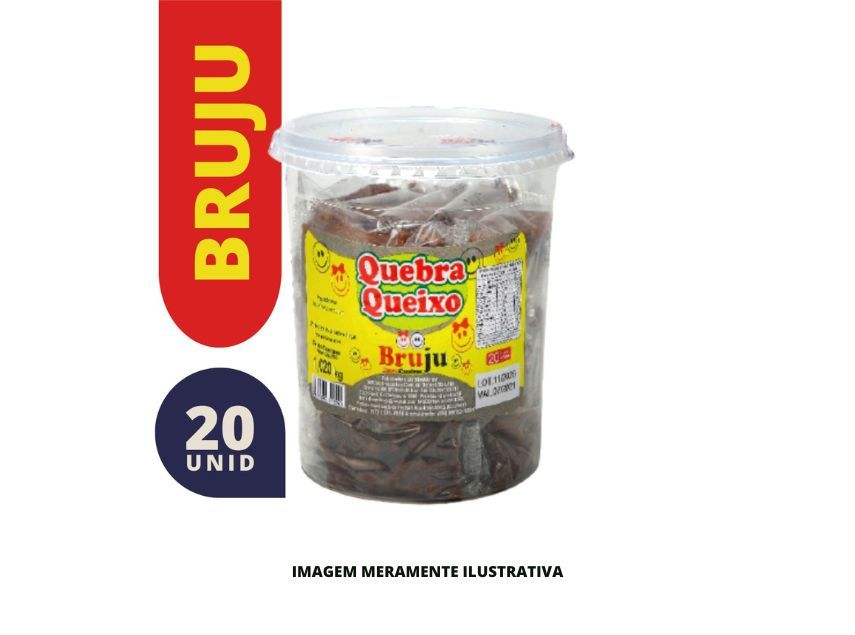 QUEBRA QUEIXO BRUJU 1X20X50G - Roberto Distribuidora