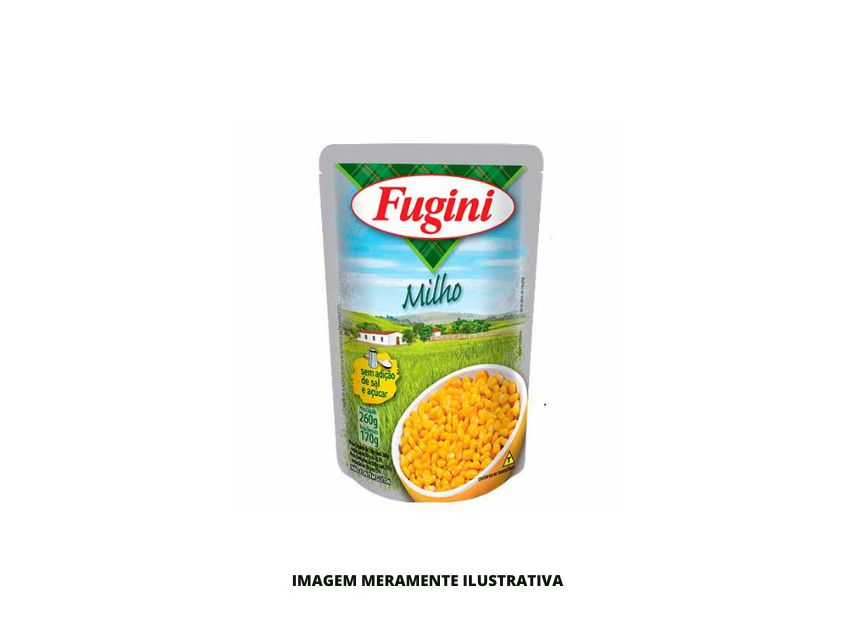 MILHO EM CONSERVA FUGINI SACHE 1X36X170G - Roberto Distribuidora