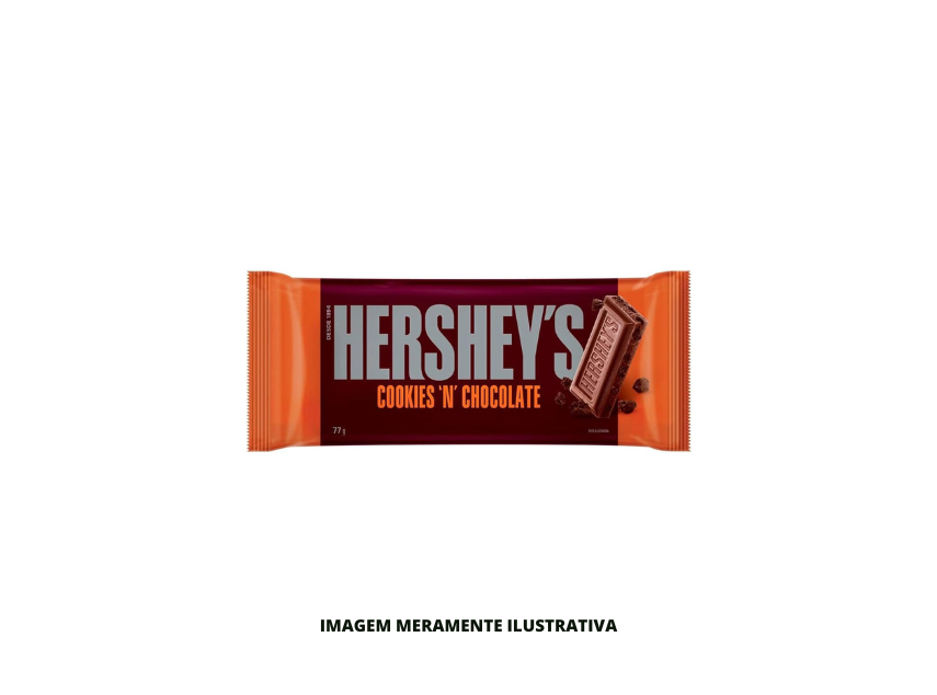 HERSHEYS COOKIES N CHOCO 77G - Roberto Distribuidora