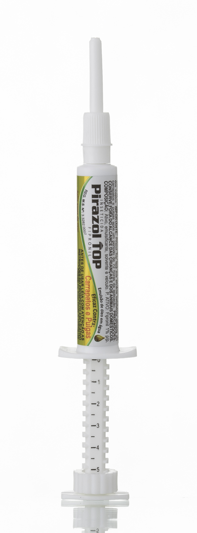 Inseticida Pirazol Top - Seringa 5ml - Solução Oleosa - Elimina ...