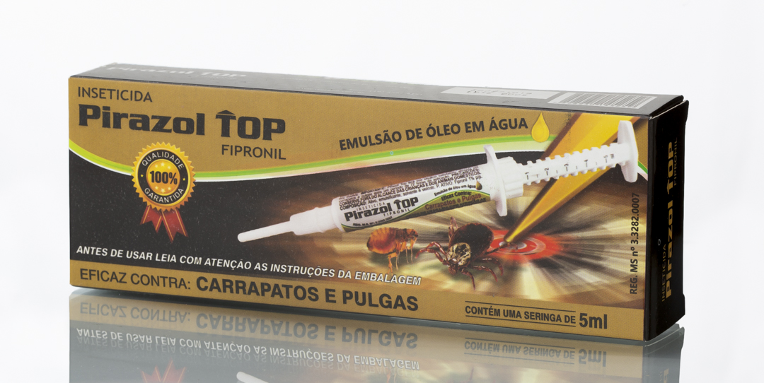 Inseticida Pirazol Top - Seringa 5ml - Solução Oleosa - Elimina ...